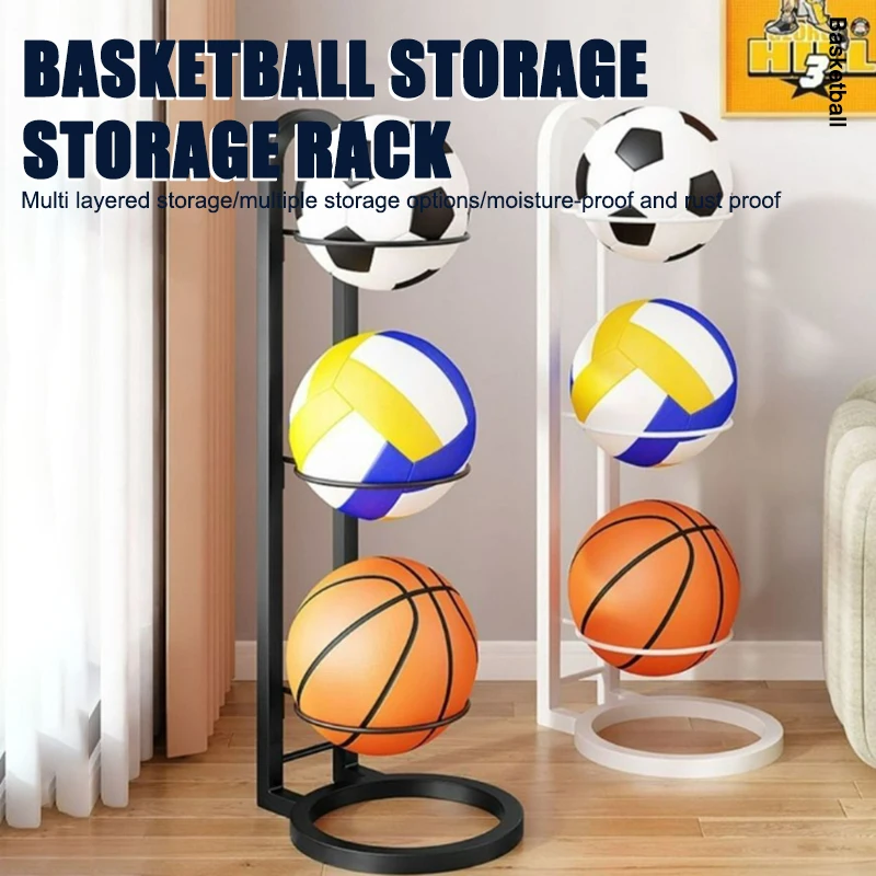Indoor-Children-Basketball-Storage-Rack-Home-Put-Ball-Football-Storage ...