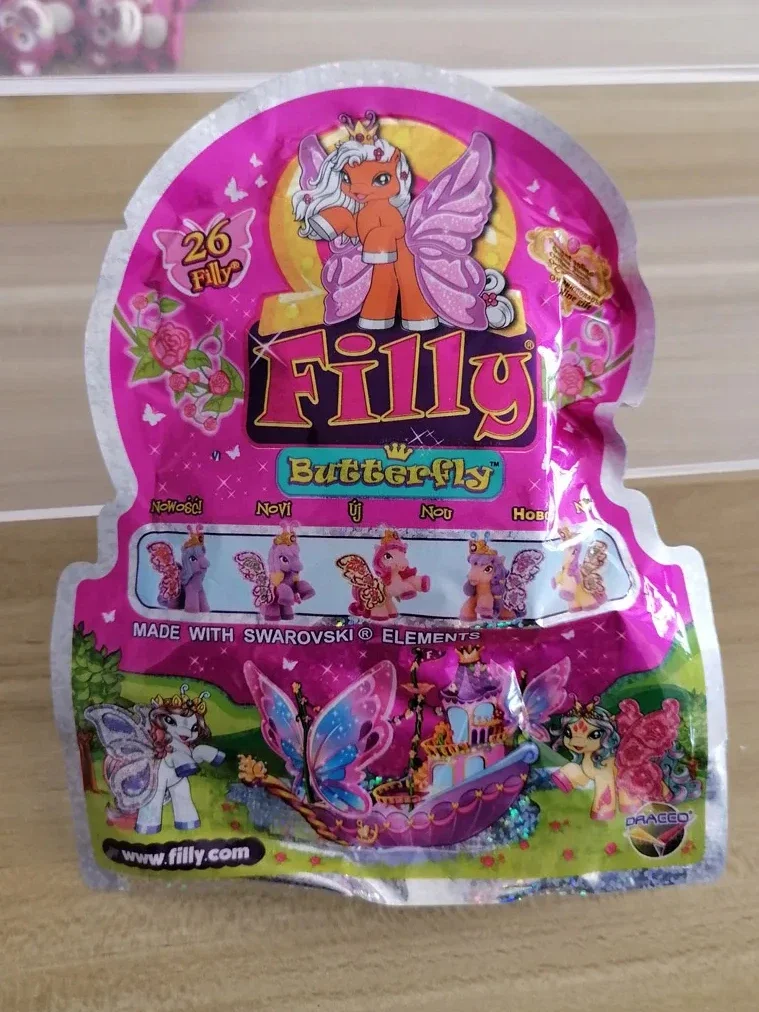 Filly-Pony-Doll-Toy-Flocking-Stars-Butterfly-Cute-Action-Figure ...