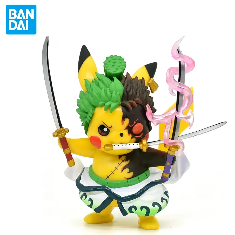 Pokemon-Cartoon-Anime-Action-Figure-Pikachu-Cosplay-Zoro-Statue-Cole-o ...