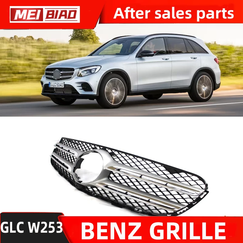 For-Mercedes-Benz-Glc-Class-W253-Grille-2016-2019-With-Camera-Hole ...