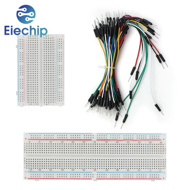 MB102-400-830-Tie-Points-Solderless-PCB-Breadboard-Jumper-Wire-Dupont ...