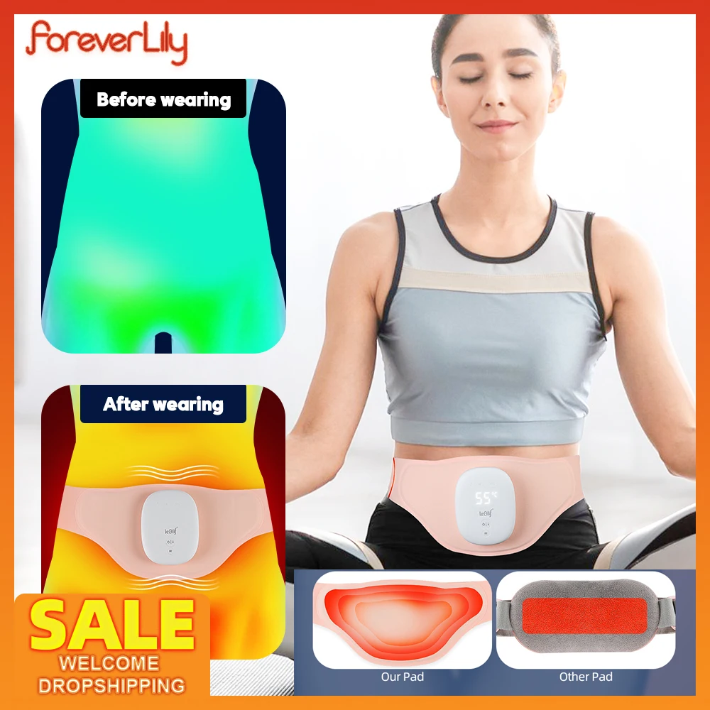 Menstrual-Colic-Pain-Relief-Massager-Graphene-Heating-Warmth-Pad ...