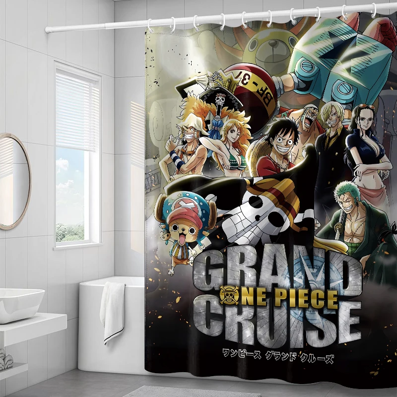 One Piece Anime Shoower Curtain