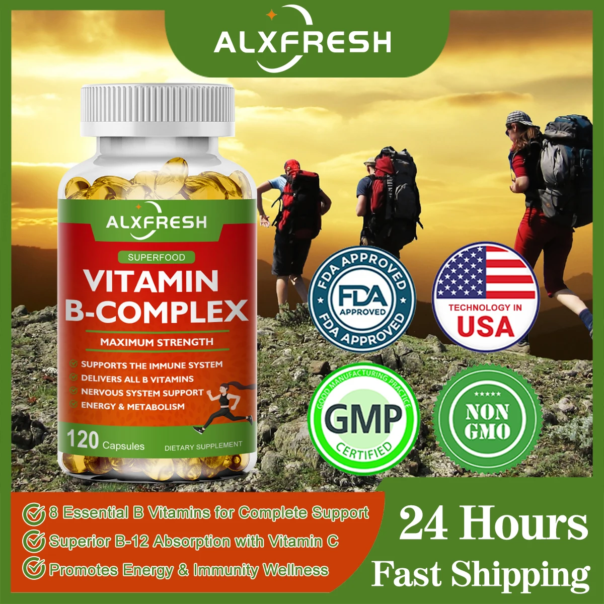 Alxfresh-3-Bottle-Multivitamin-B-Capsule-Anti-alopecia-Skin-Repair ...