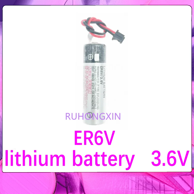 ER6V 3.6V With plug lithium battery New and Original - AliExpress
