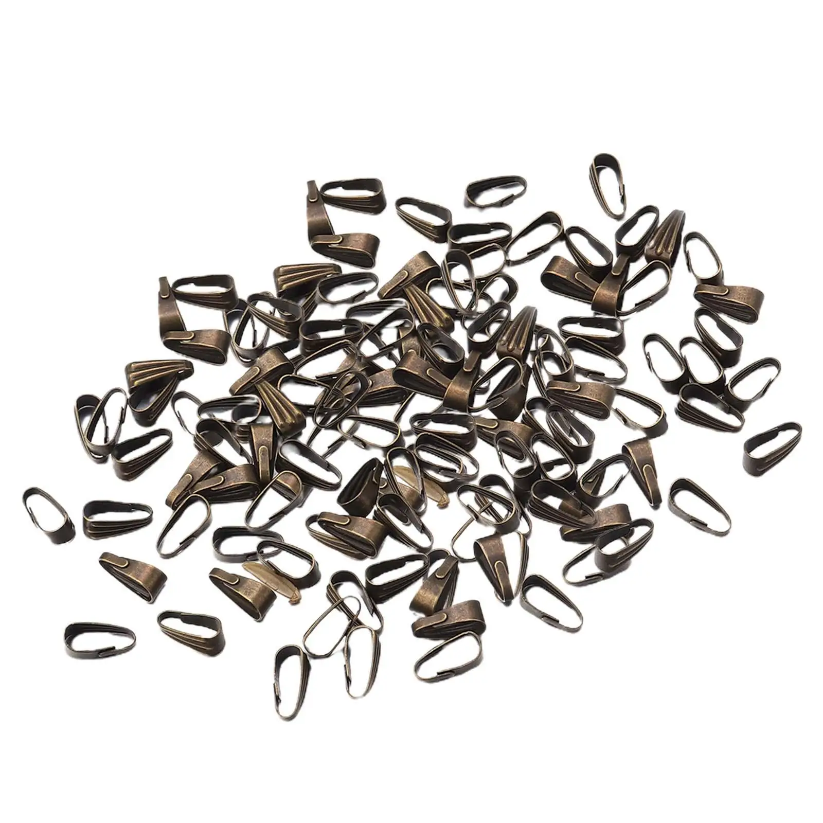 200x-Pinch-Bails-Jewelry-Findings-Connectors-Claw-Bail-Pinch-Clasps-for ...