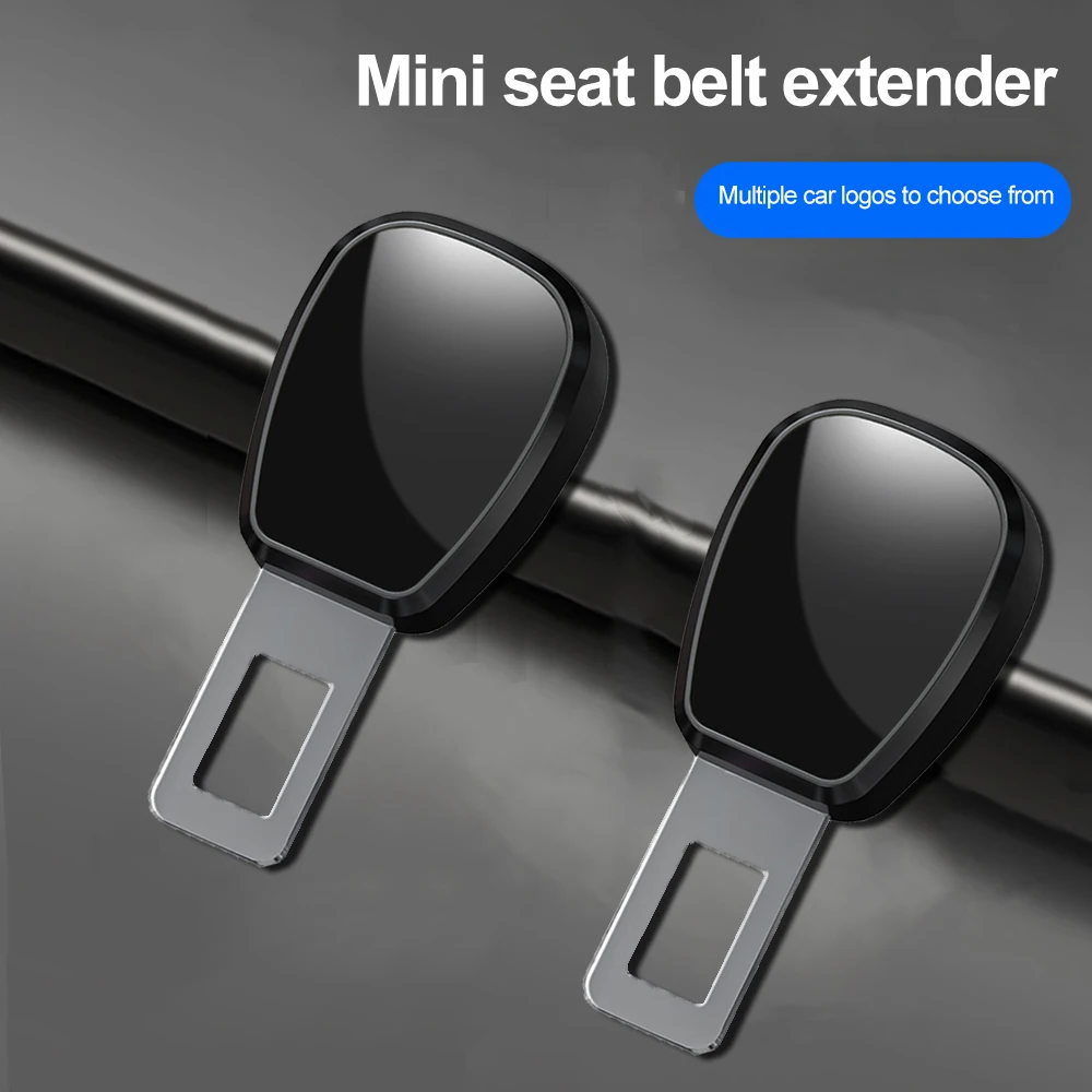 1/2PCS Car Seat Belt Extension Plug Auto Safety Seat Lock Clip Buckle ...