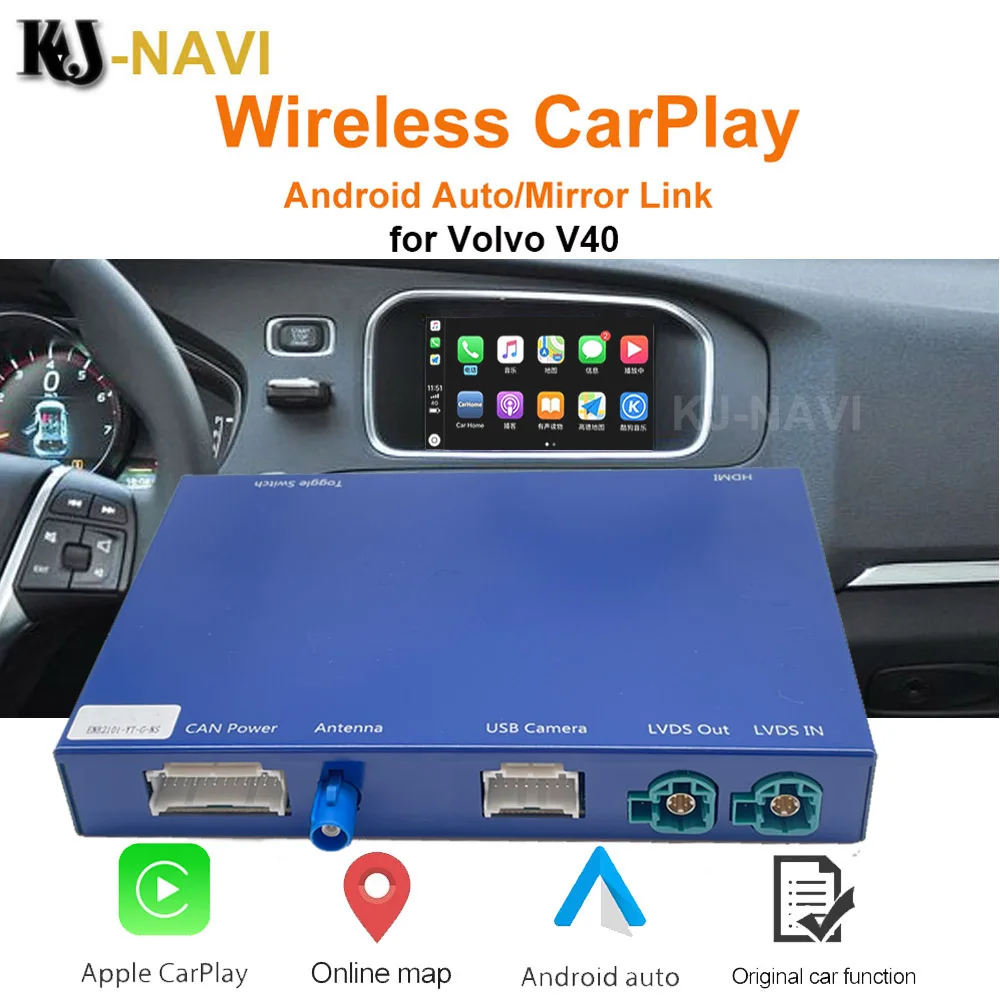 Decodificador de interfaz para coche, Carplay dispositivo inalámbrico ...