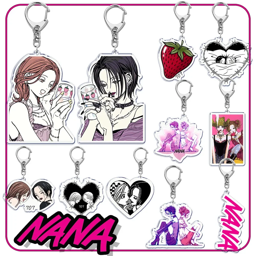 Nana-Anime-Keychain-for-Accessories-Bag-Best-Friends-Black-Stones-Osaki ...