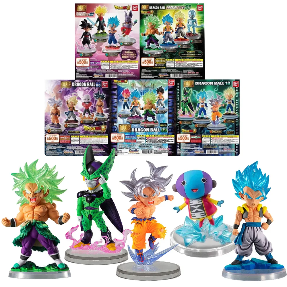 5Pcs-1Set-Anime-Dragon-Ball-UC-Gacha-Series-Figure-Son-Goku-Vegeta ...