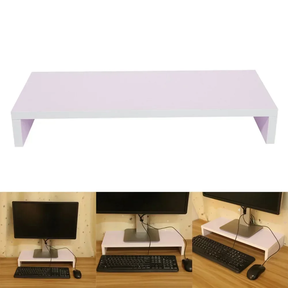 Monitor-Height-Increasing-Bracket-Wooden-Monitor-Stand-LED-Computer ...