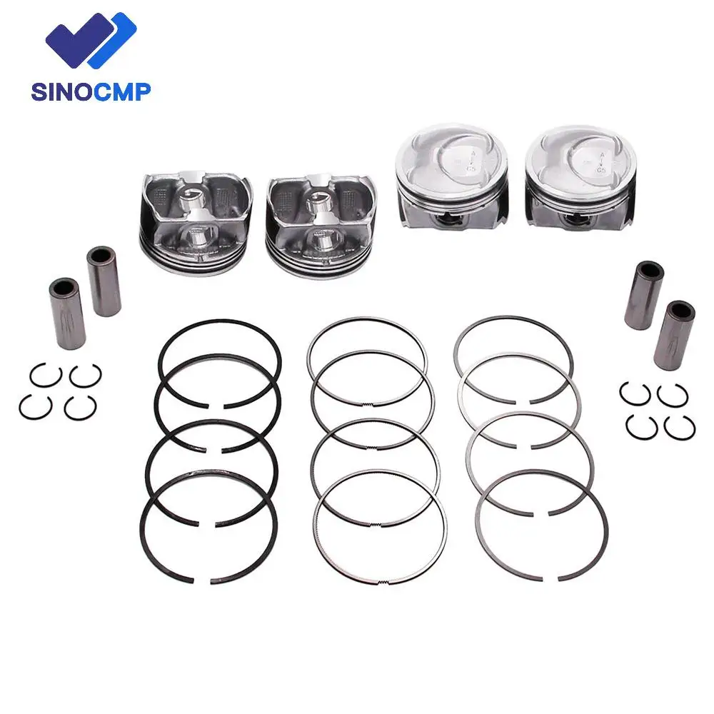 G4KJ Engine Piston Set 23040-2G500 23410-2G500 For 2011-13 Hyundai ...