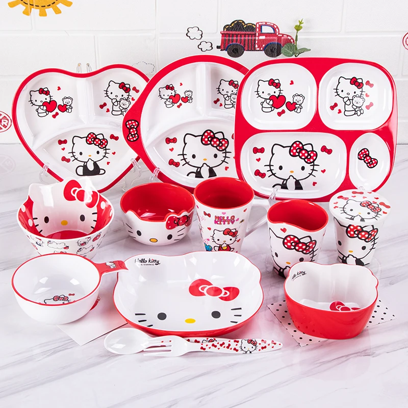 Hello Kitty Plate Set