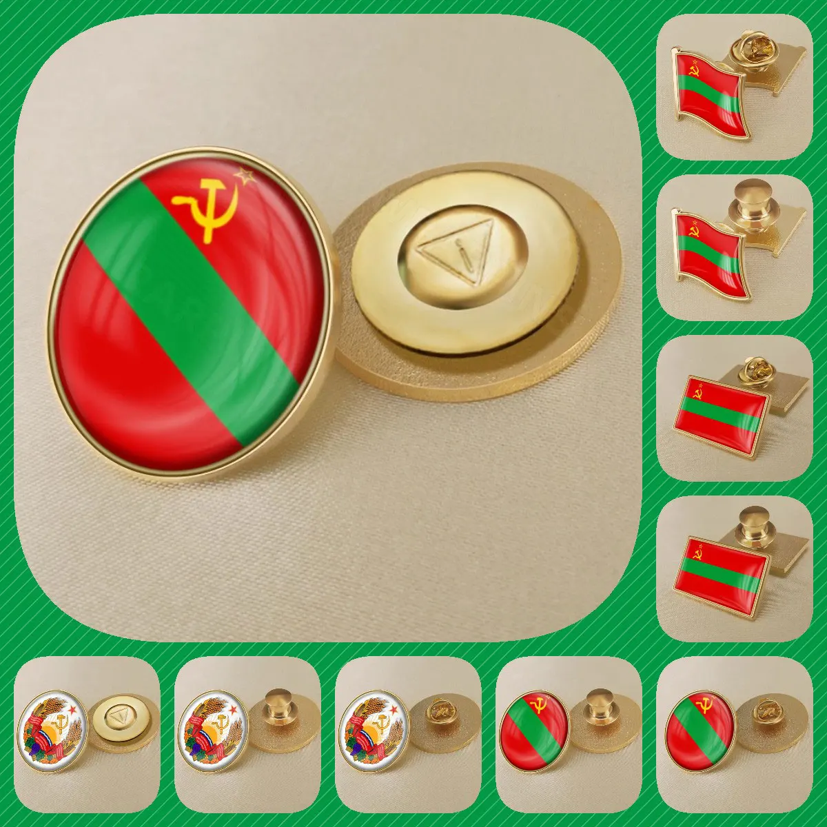 Transnistria-Soviet-Socialist-Republic-USSR-Flag-Brooch-Badges-Lapel ...