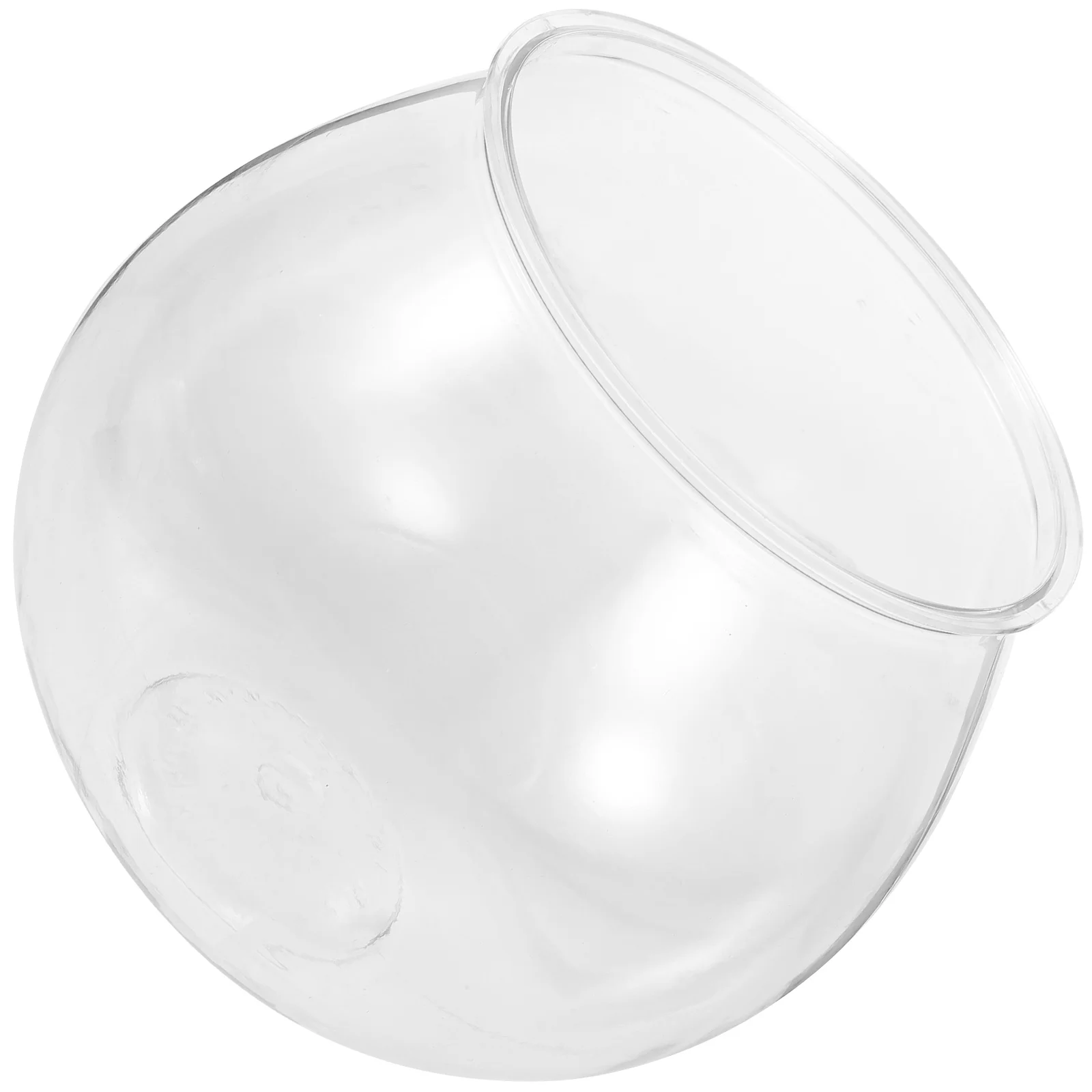 Clear-Fish-Bowl-Round-Fish-Tank-Plastic-Fish-Tank-Decor-Vase-Goldfish ...