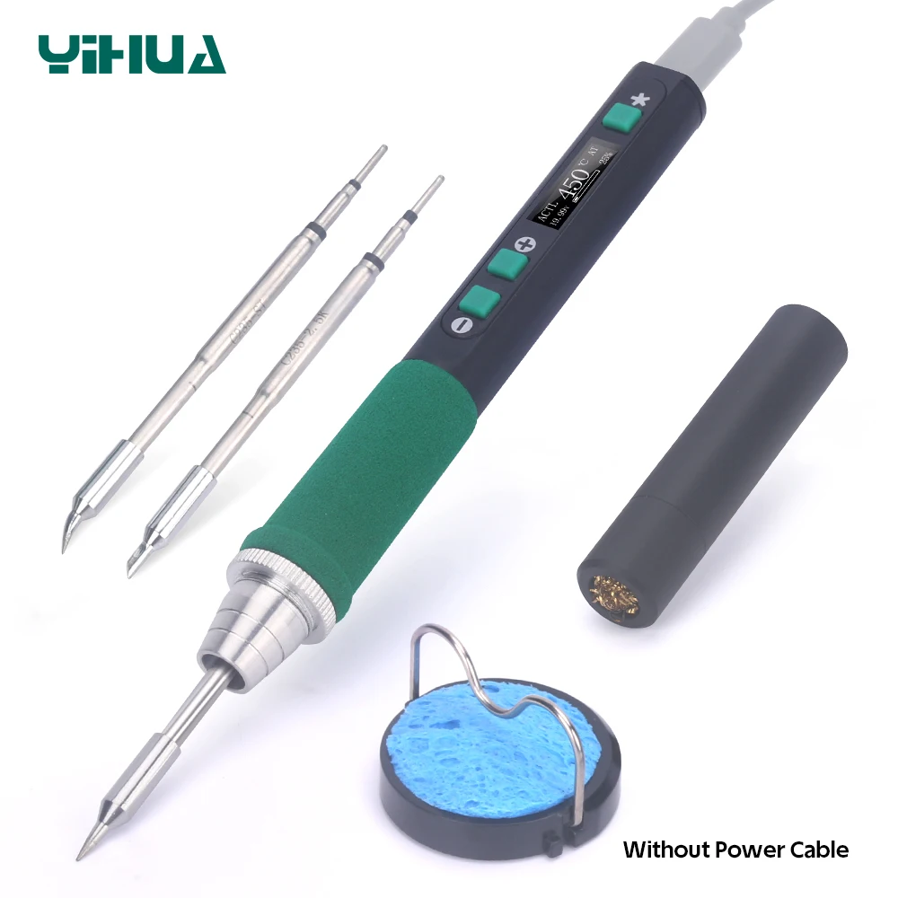 YIHUA-928D-IV-C235-USB-C-Smart-Electric-Soldering-Iron-Adjustable-Temperature-Portable-Precision ...