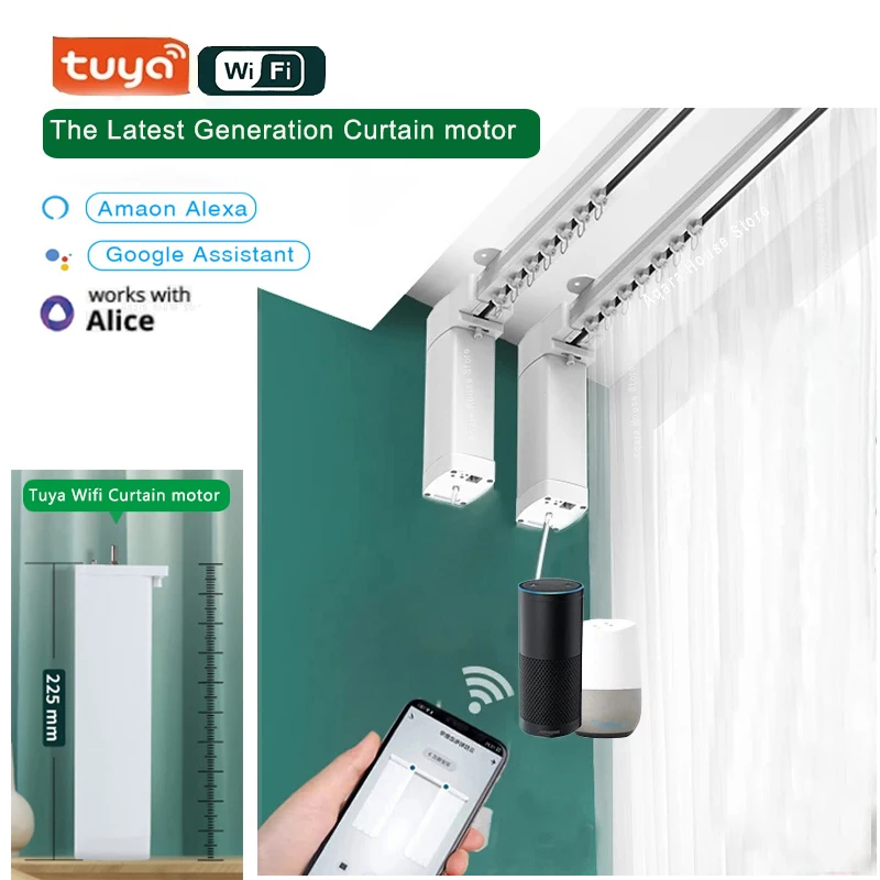 The-Latest-Generation-Tuya-Electric-Smart-Home-Curtain-Motor-wifi ...