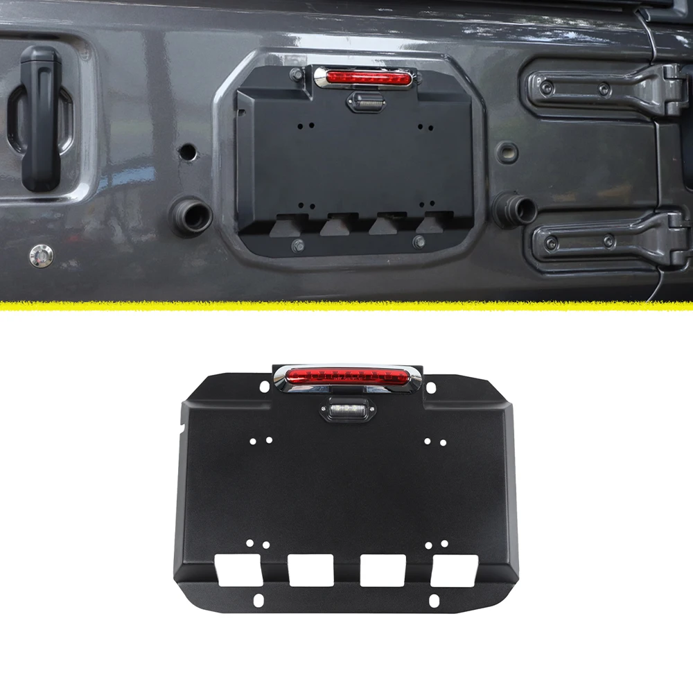 Tailgate-Air-Vent-Outlet-License-Plate-Holder-Mount-Bracket-for-Jeep ...