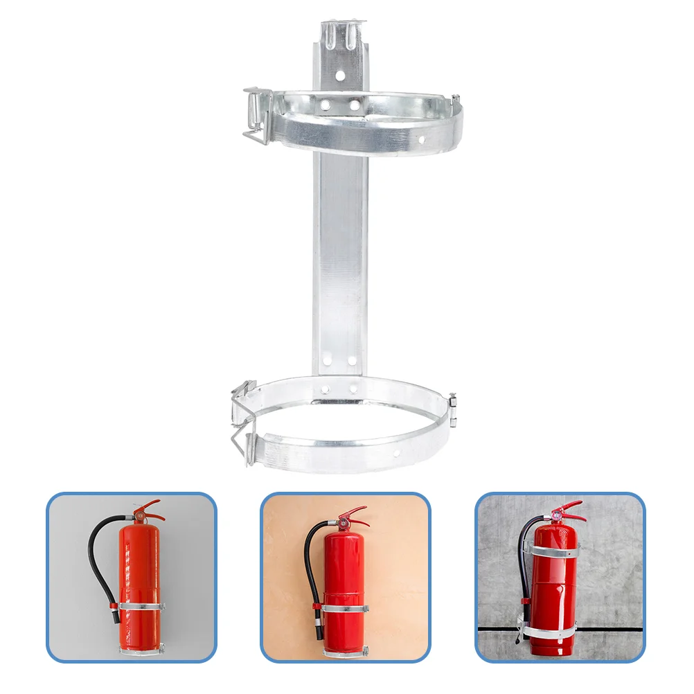 Fire-Extinguisher-Hanger-Bracket-Stand-Metal-Clothes-Steel-Iron-Wall ...