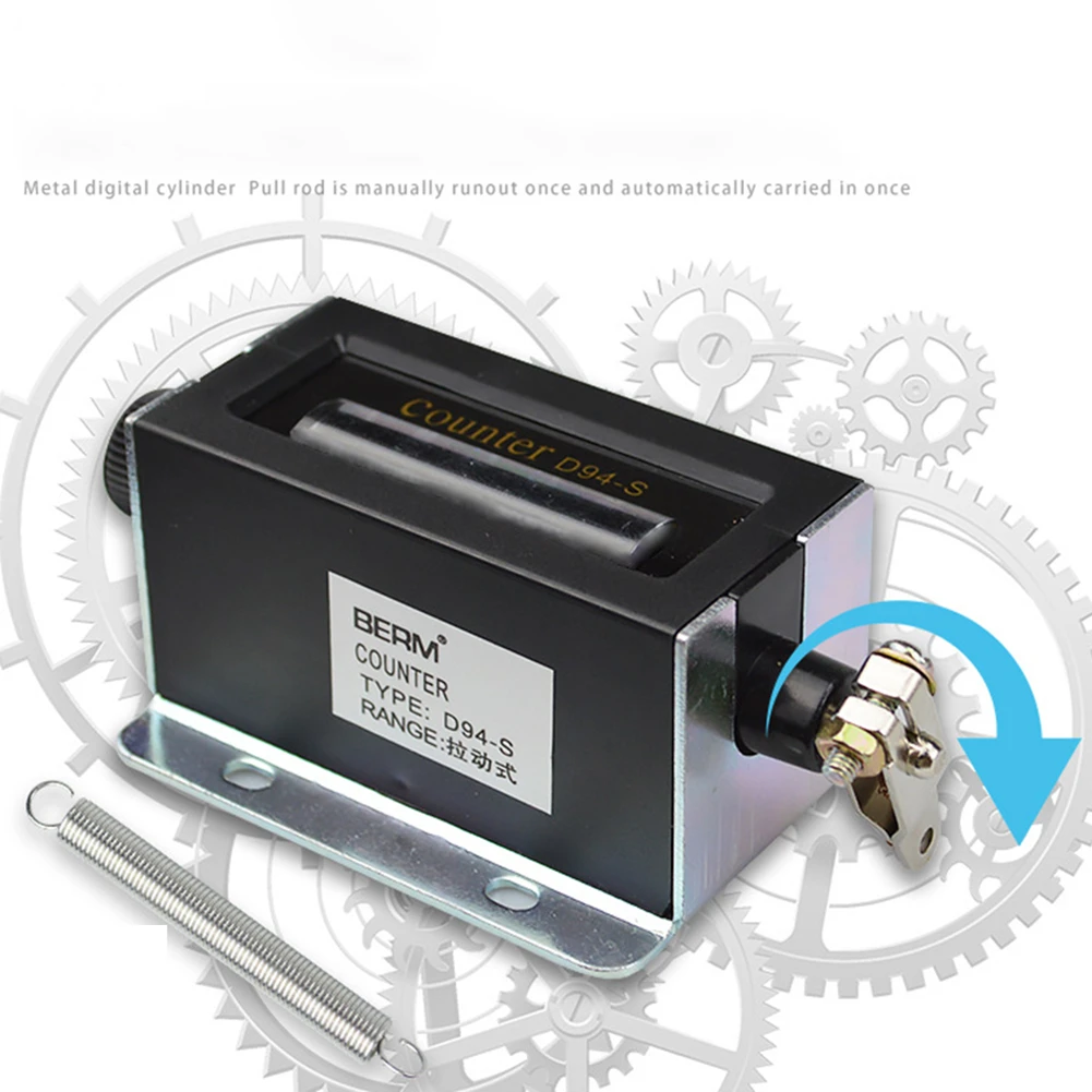 D67F Mechanical Counters 5 Digit Display Hand Tally Counter Resettable ...