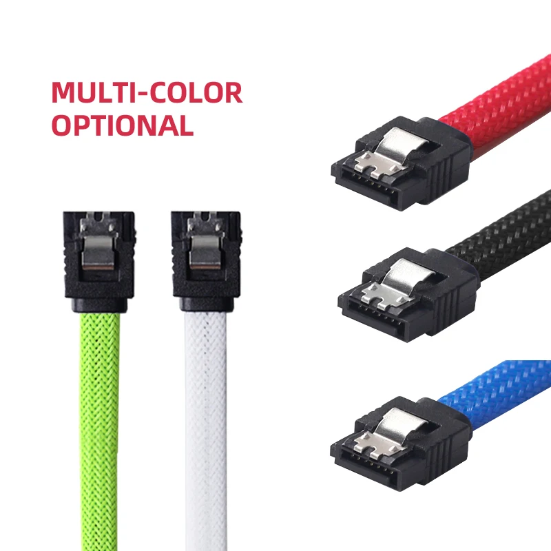 1 adet/3 adet 50cm Sata3 7pin veri kabloları 6 gb/s Ssd kablo Hdd sabit ...