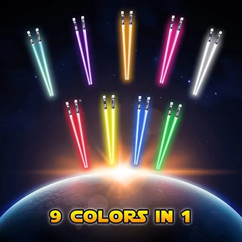 Glowing-Chopsticks-Home-Chopsticks-Glowing-Fluorescent-Sticks-LED-Nine ...