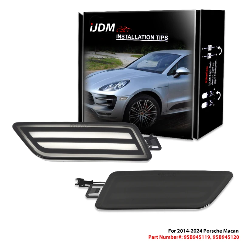 iJDM-Amber-White-Full-LED-Bumper-Side-Marker-Turn-Signal-Light-For-2014 ...