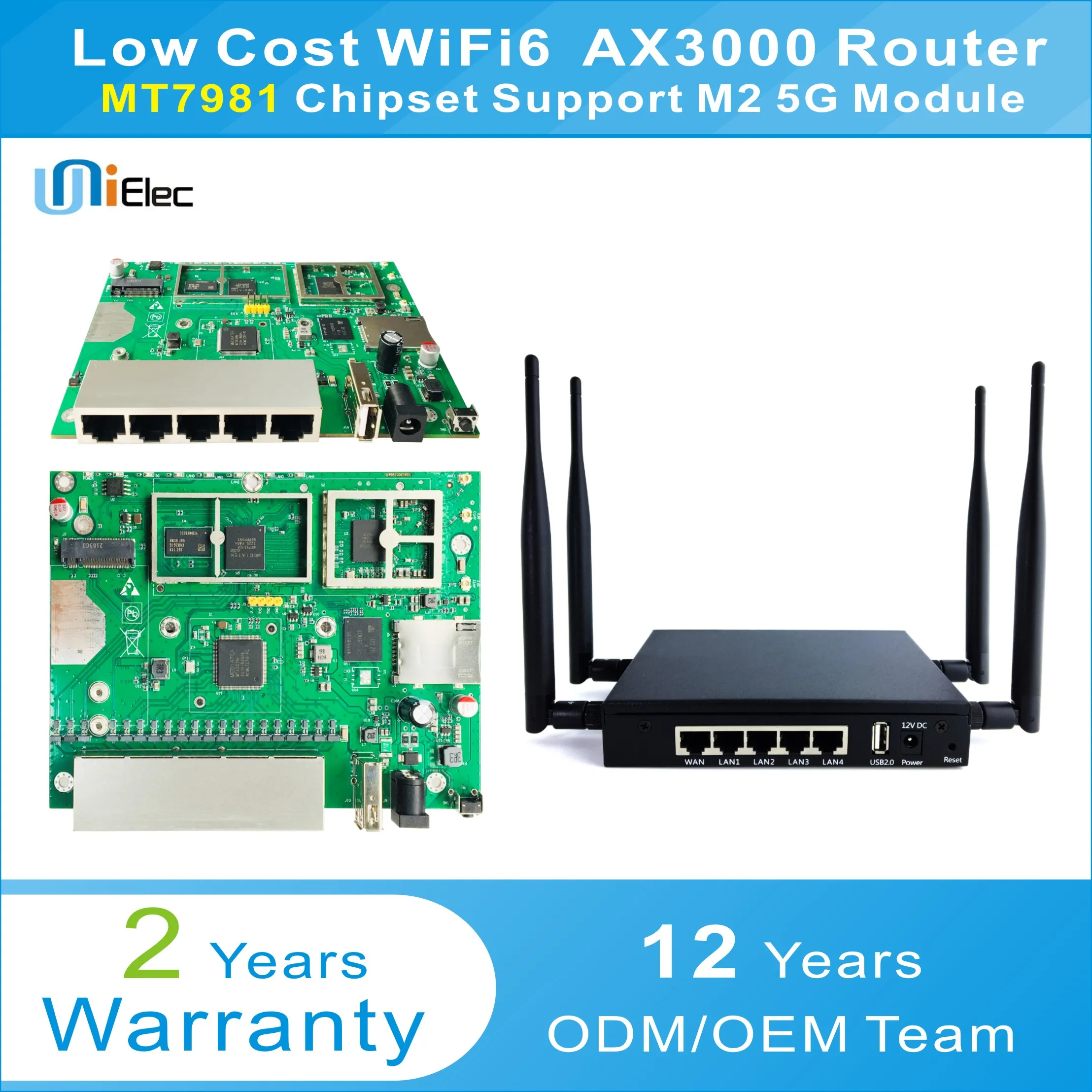 MTK-デュアルバンドワイヤレスルーター,MT7981b,4g,5g,透かし彫り,ギガビット,チップセット,PCBA odm oemボード ...