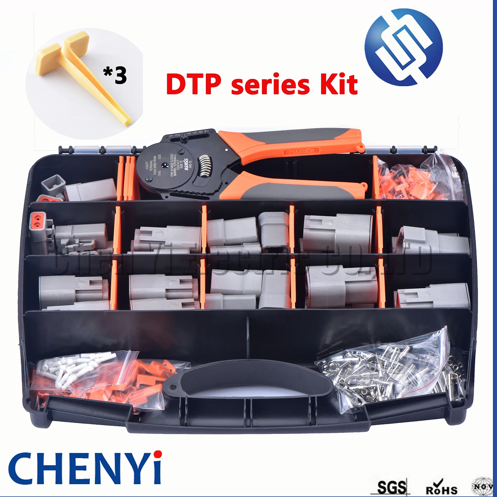 226-pcs-Deutsch-DTP-Series-Waterproof-Connector-Wire-Kit-Repair-tool ...