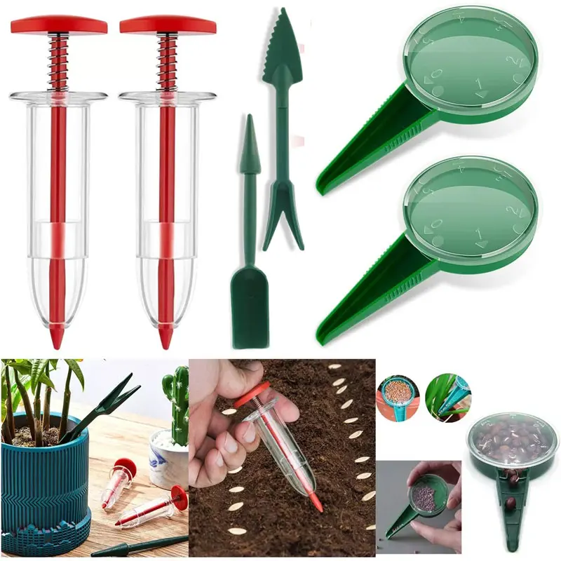 6-Piece-Mini-Handheld-Seeder-Set-Home-and-Garden-Potted-Plant-Nursery ...