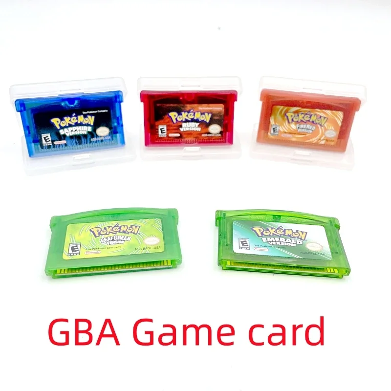 GBA-Game-32-Bit-Video-GamePokemon-Series-Cartridge-Console-Card-Ruby ...