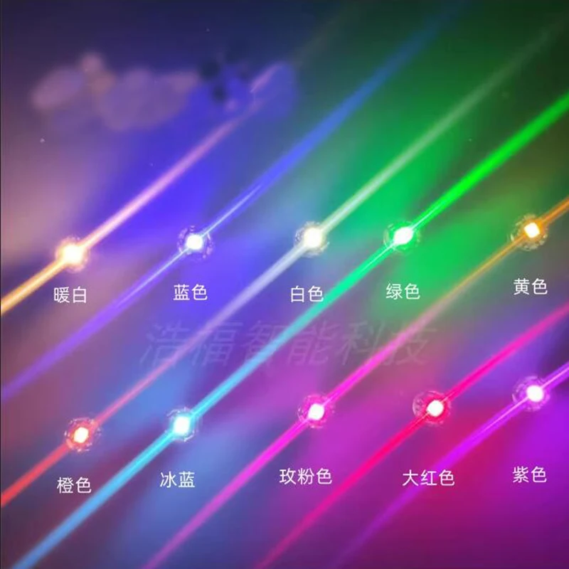 3PCS-Super-Bright-Wireless-LED-Magnetic-Light-Control-Lamp-Diy-Toys ...