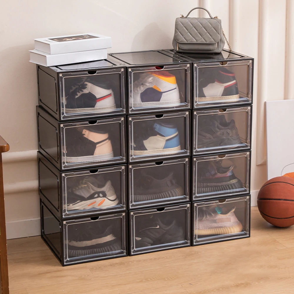 Acrylic-Shoe-Box-Storage-Box-Basketball-Shoe-Cabinet-Sneaker-Storage ...