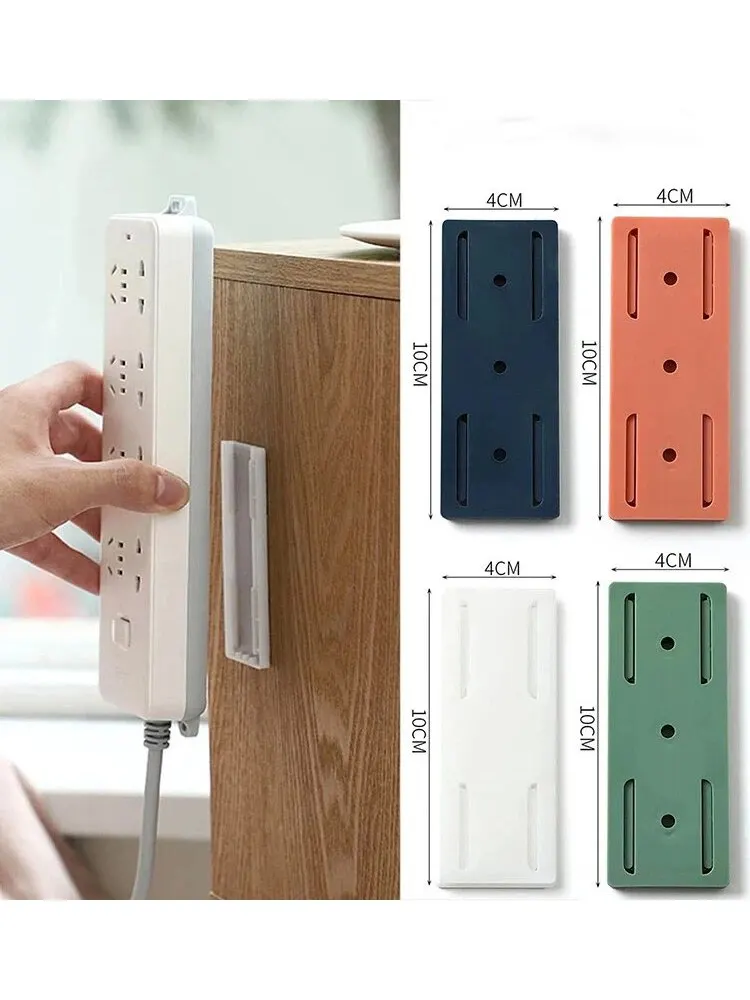 1Pc-Wall-Mounted-Plug-Fixer-Sticker-Punch-free-Home-Self-Adhesive ...