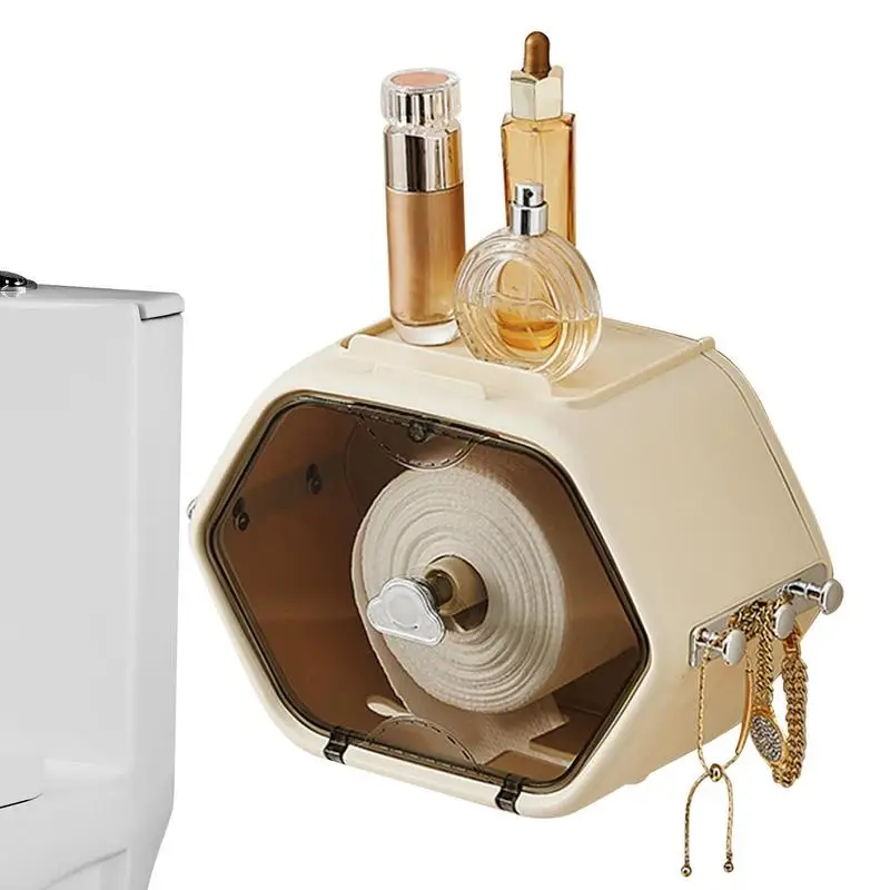 Tissue-Dispenser-Box-Wall-Mount-Waterproof-Magnetic-Wall-Mounted-Tissue ...