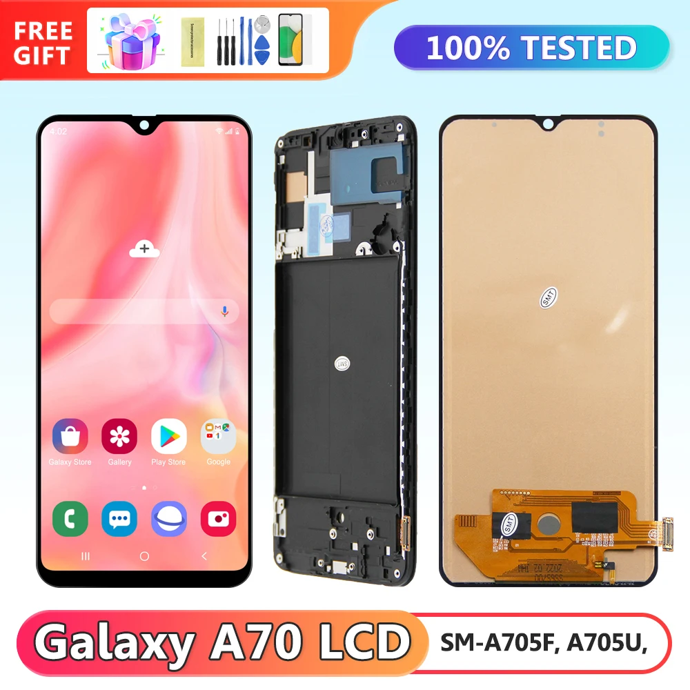 Reemplazo de pantalla tft A70 de 6,7 pulgadas para Samsung Galaxy A70 ...