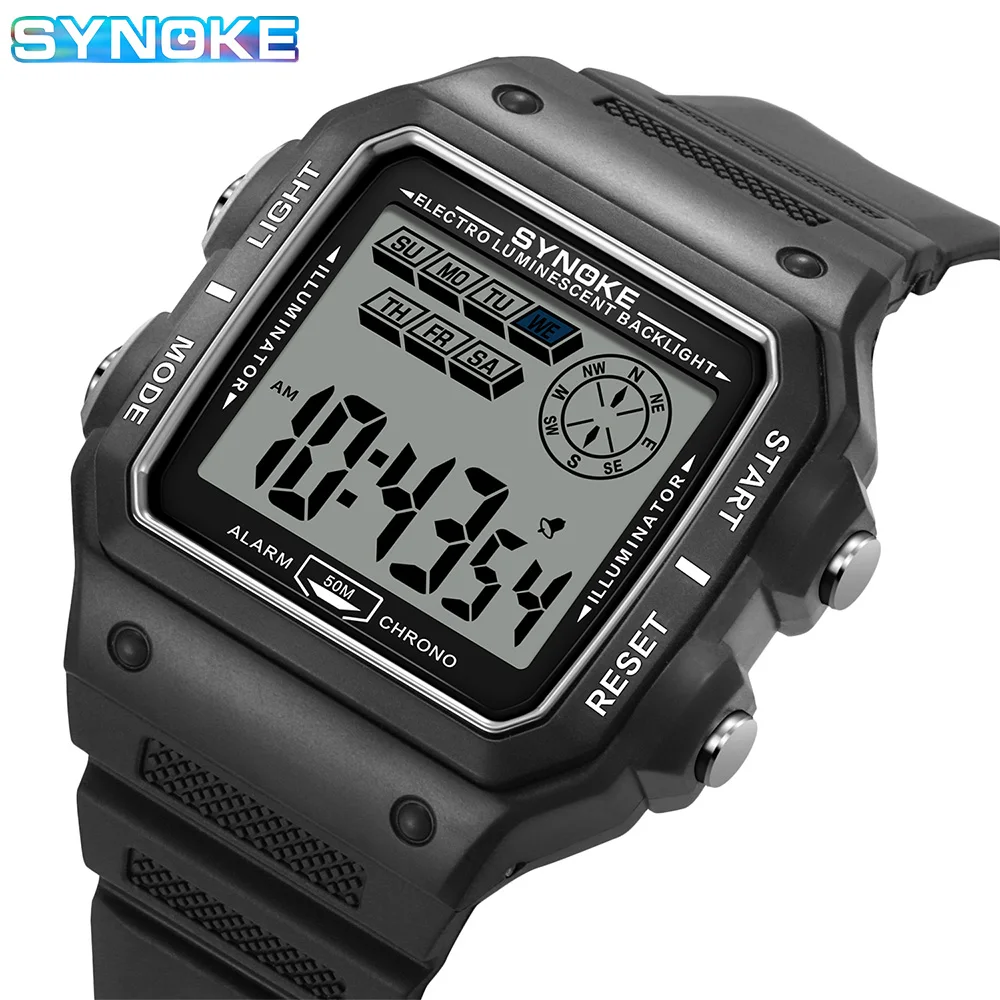 Synoke-Outdoor-Military-Digital-Watch-For-Men-Fashion-Retro-Men-Watch ...