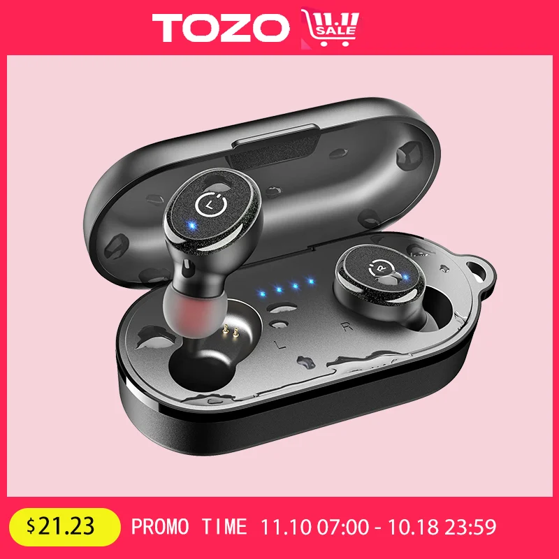 TOZO-T10-Bluetooth-5-3-Earphones-Wireless-Headphones-AI-Enhanced ...