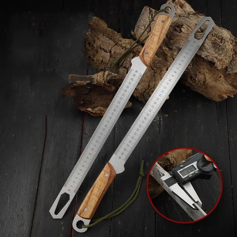 54cm-Chinese-Retro-Handmade-Forged-Stainless-Steel-Ruler-Stick ...