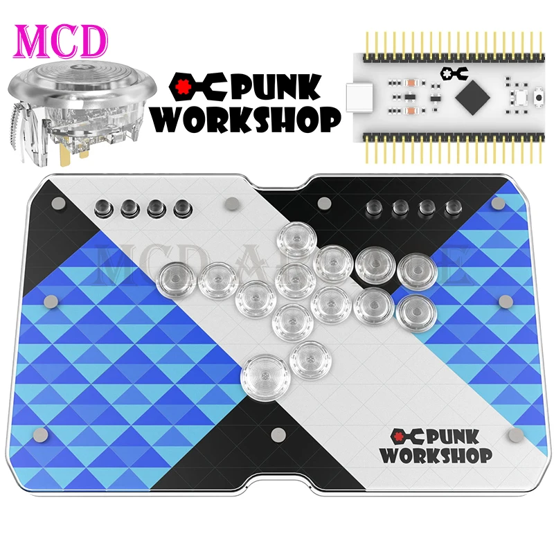Punk-Workshop-Ultra-Thin-HitBox-With-3-SOCD-Mode-Fighting-Stick ...