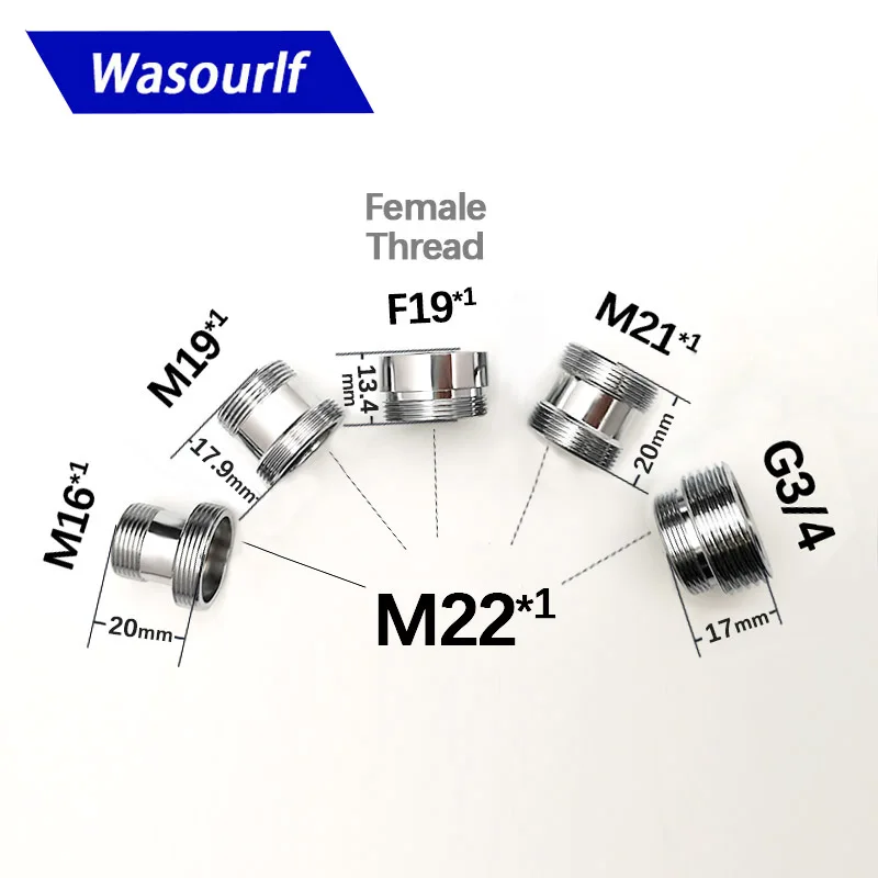 WASOURLF-Outer-Adapter-M22-Male-Thread-Transfer-M16-M19-M21-Female ...