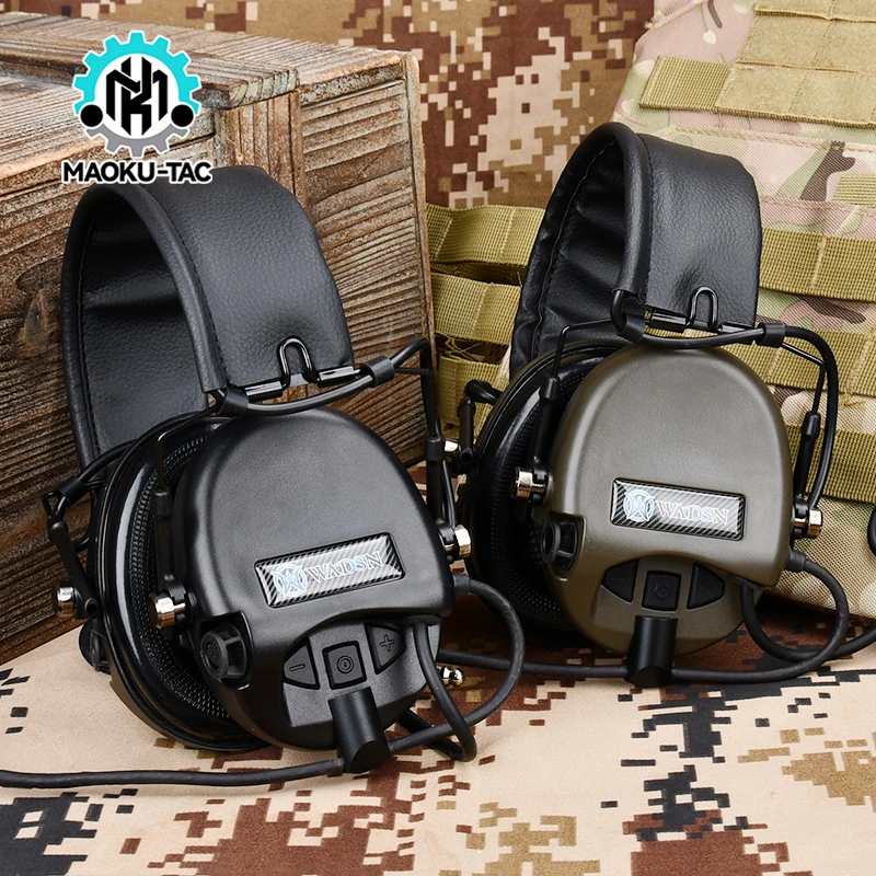 Tactical-Headset-Sordin-MSA-Communication-Headphone-Outdoor-Training ...