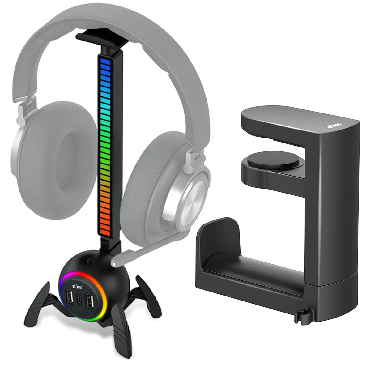 KIWIFOTOS-Headphone-Stand-Titular-Sob-Desk-PC-Gaming-Headset-Mount-e ...