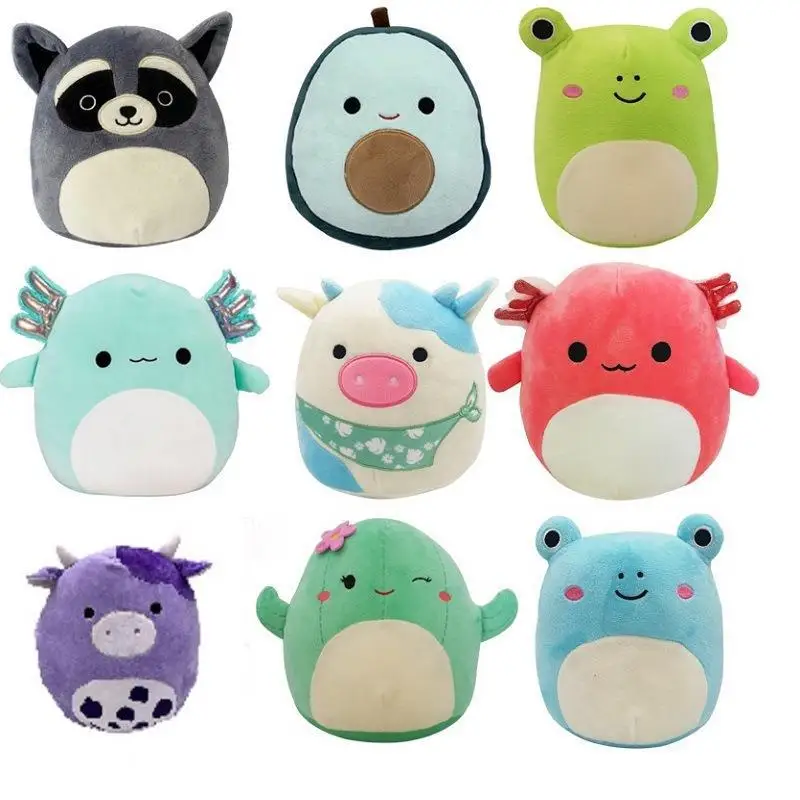 Kawaii Animal Figure Squishmallow Big Squish Koala Cow Panda Soft ...