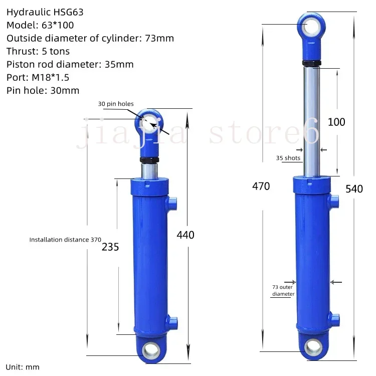 5-ton-hydraulic-cylinder-hydraulic-cylinder-two-way-lift-small-heavy ...