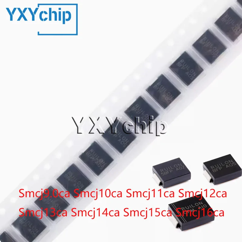 20pcs-Smd-Tvs-Diodes-1500w-Smcj9-0ca-Smcj10ca-Smcj11ca-Smcj12ca ...