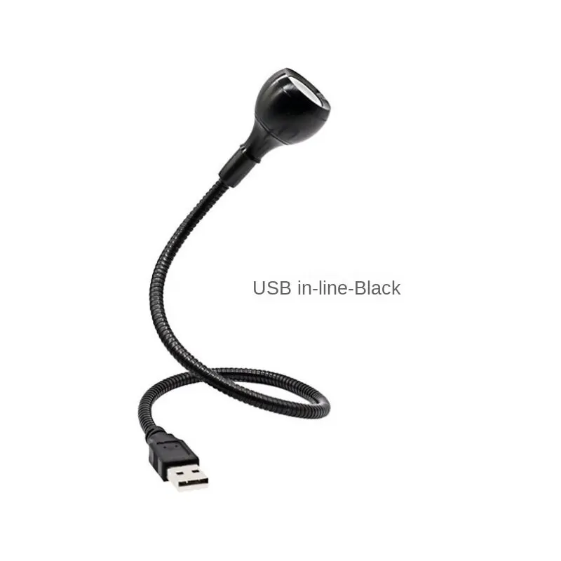 USB-Type-LED-Gooseneck-Light-Free-Rotation-White-Warm-White-Mini-LED ...