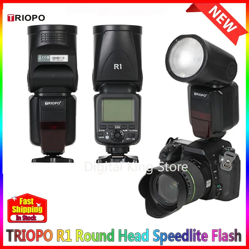 TRIOPO-R1-Luz-de-Flash-Speedlite-Cabe-a-Redonda-2-4G-Sem-Fio-TTL-1 ...