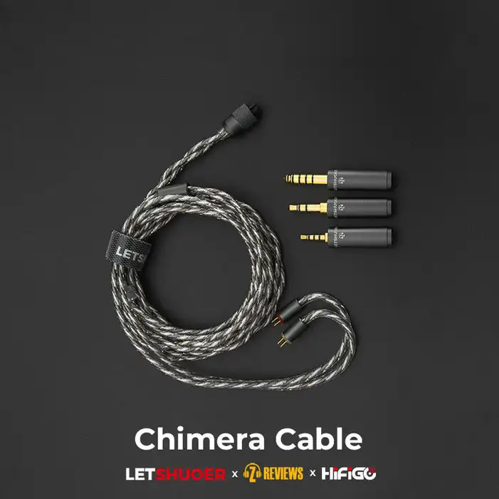 Letshuoer Cable Chimera 0,78 de 2 pines con enchufes de terminación ...