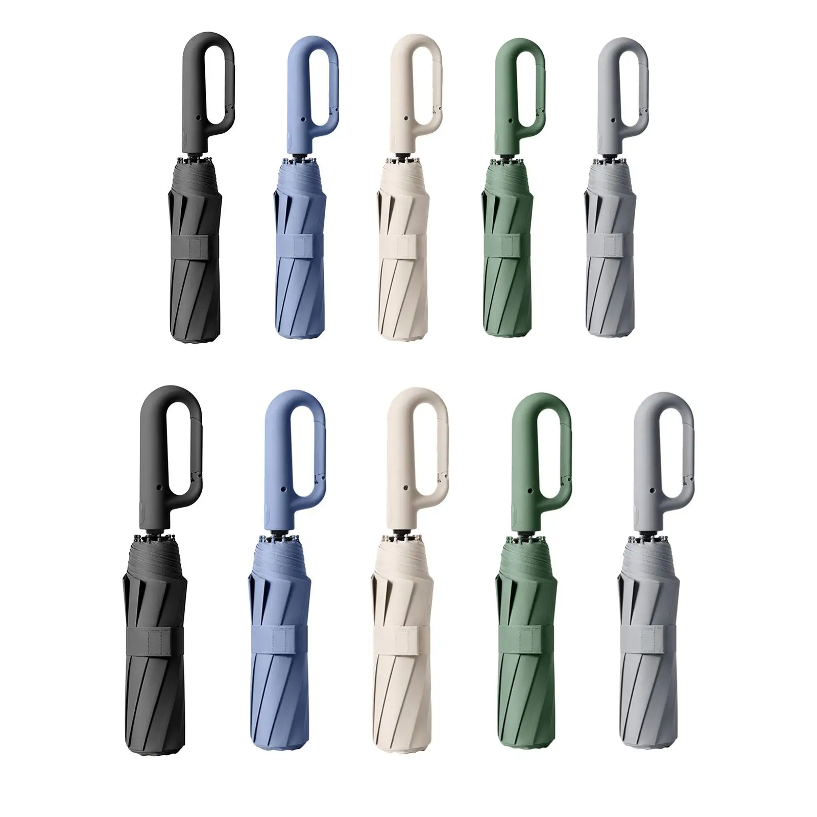 Ring-Buckle-Umbrella-Automatic-Folding-Umbrella-Sun-Protection-Travel ...